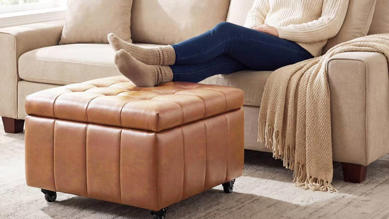 A storage ottoman is a smart, multifunctional buy to upgrade your ...