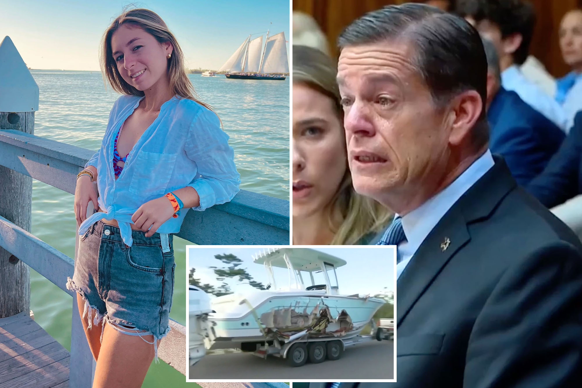 Florida dad breaks down during trial over boat crash that killed teen ...