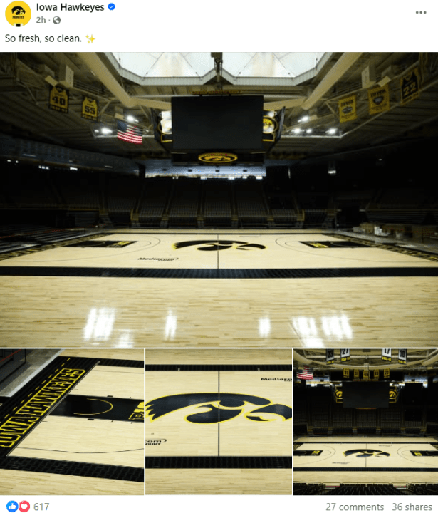 Hawkeyes share new floor photos as plans emerge for next phase of ...