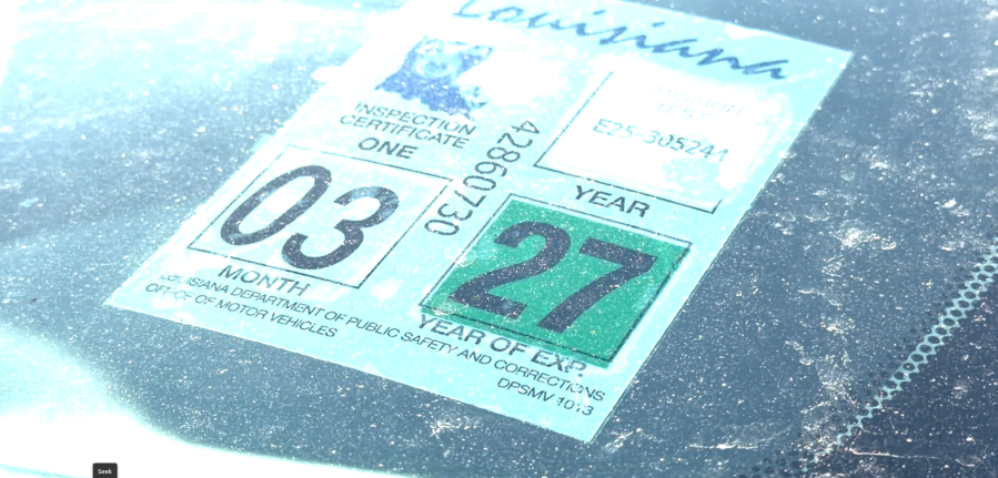 Louisiana State Police stops issuing citations for inspection sticker ...