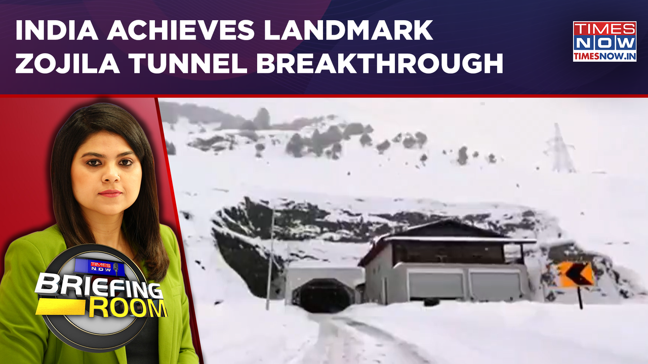 India conquers Ladakh's biggest barrier as Zojila Tunnel achieves final ...