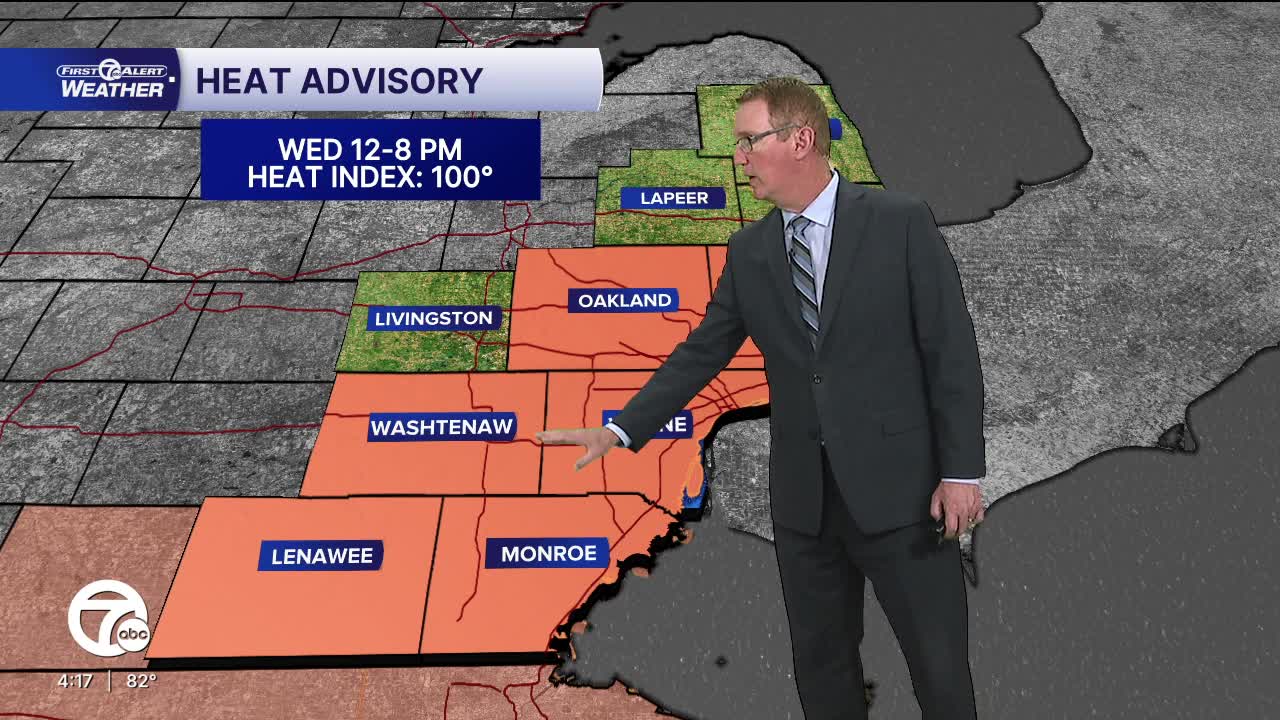 Hot, humid, with more storm chances