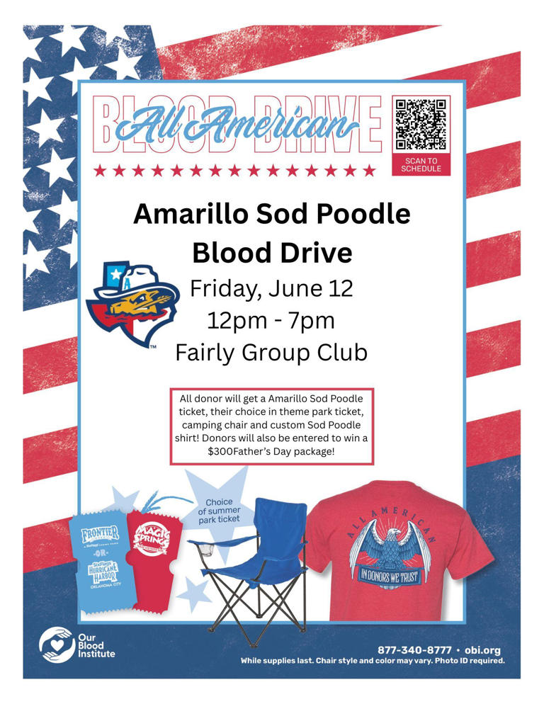 Coffee Memorial Blood Center partners with Amarillo Sod Poodles blood ...