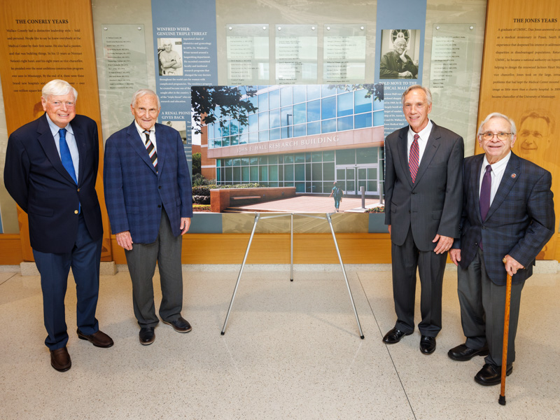 Dr. John E Hall honored for 50 years at UMMC