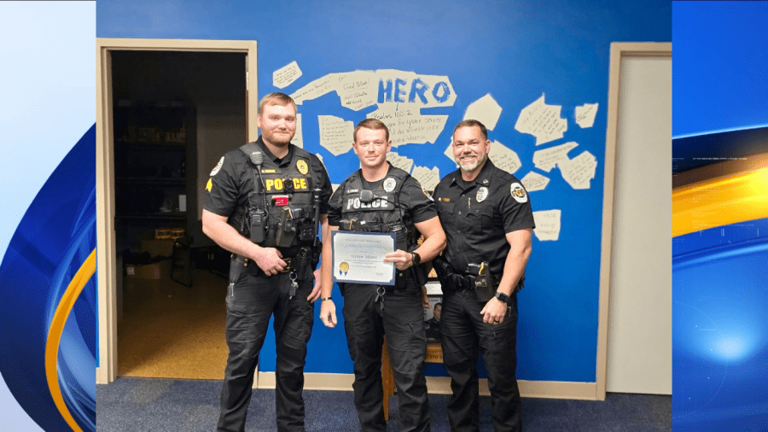 Huntsville police officer honored for swift response to gunfire near ...