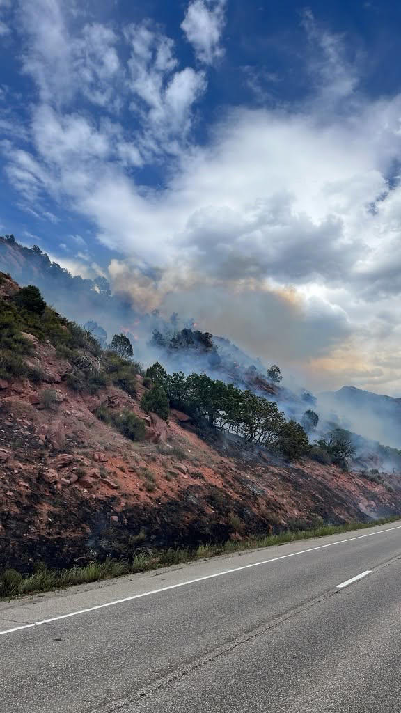 I-70 partially closed near Glenwood Springs due to Paradise Fire