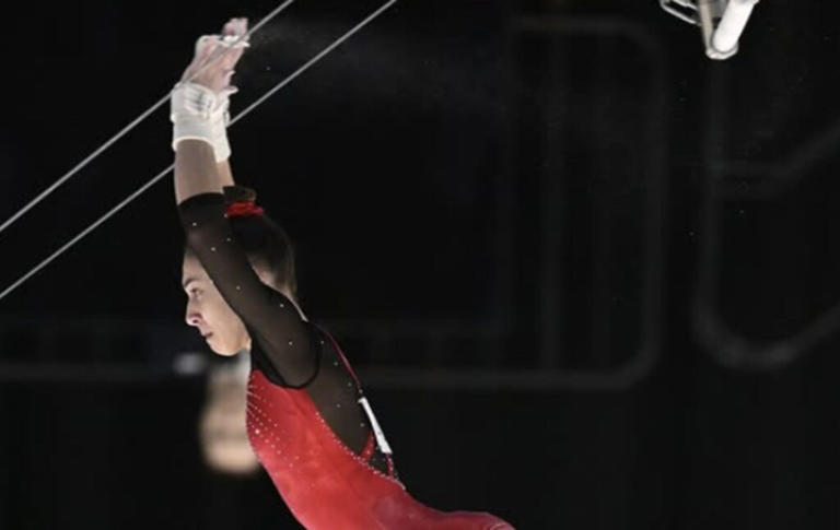 14-year-old gymnast’s Olympic dreams end after split-second accident ...