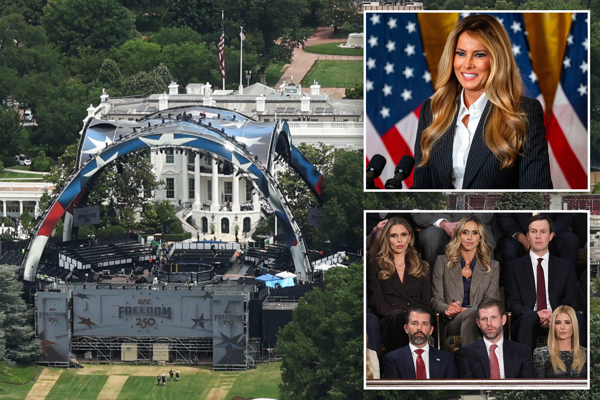 Trump’s White House UFC fight guests include Melania, Ivanka — and ...