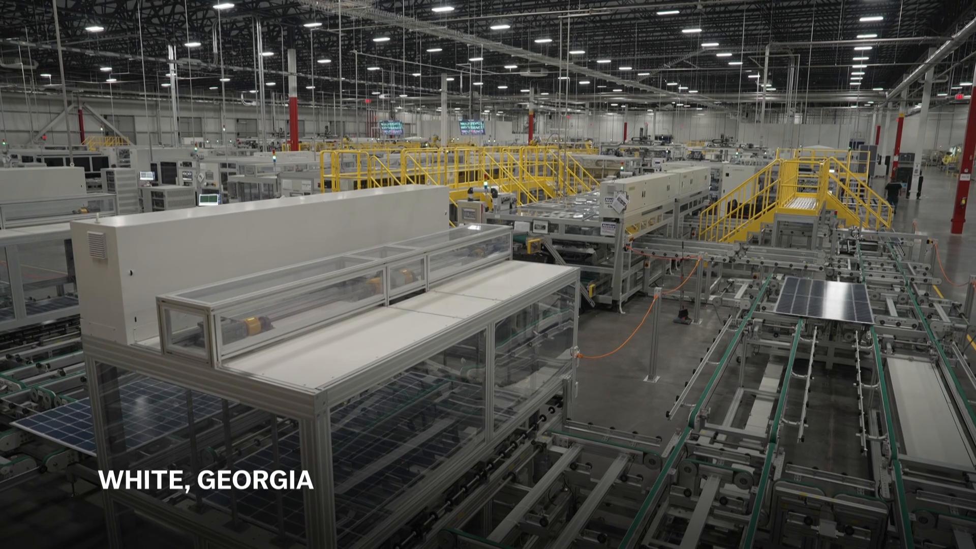 The first factory in the US to produce and assemble key solar panel ...