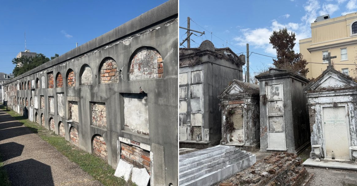 This ancient haunted Louisiana cemetery shuts its gates tight to the ...