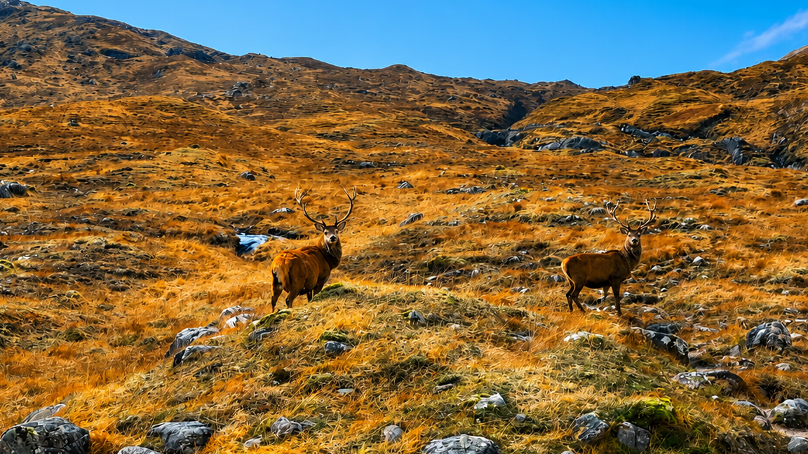 Why were these deer watching so carefully?