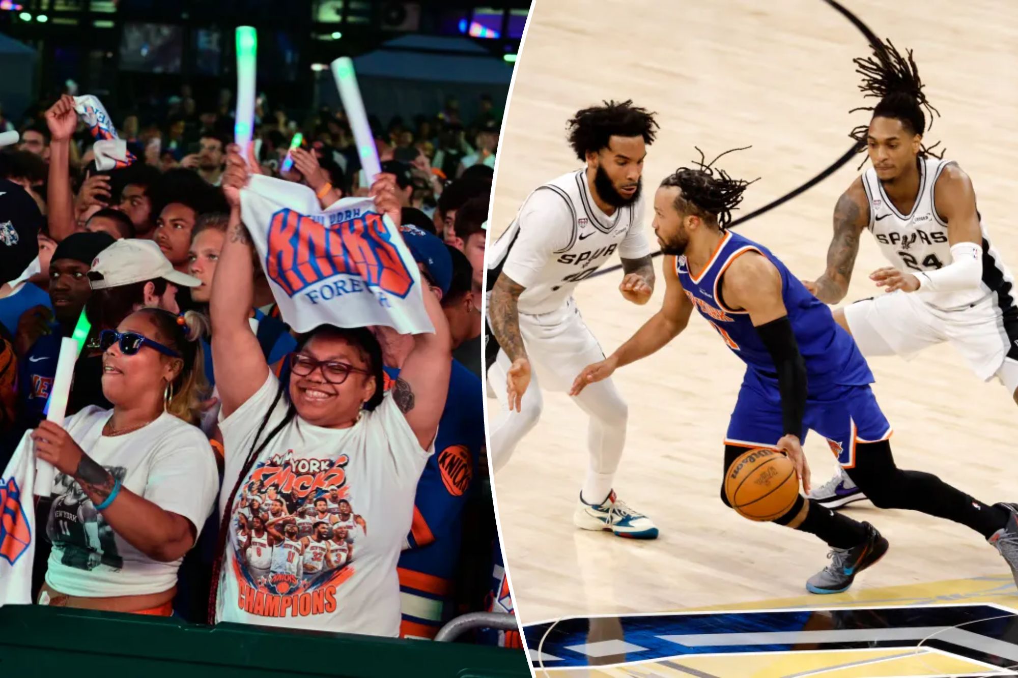 Knicks-Spurs games 1 and 2 hit best NBA Finals viewership marks this decade