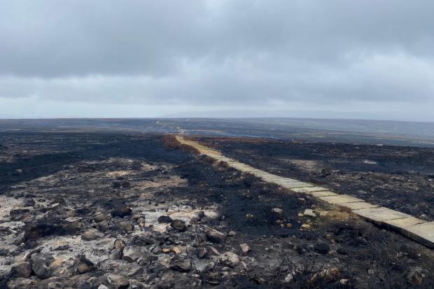 More than £3m set aside to restore moorland after devastating wildfire