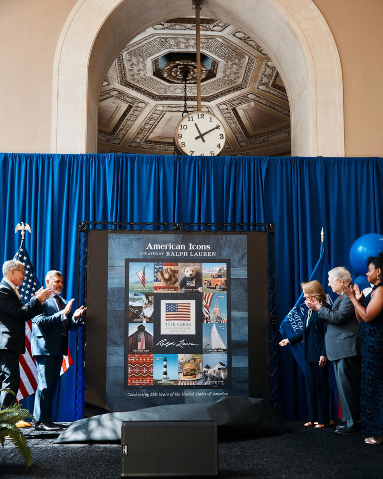Ralph Lauren's American icons stamps launch: Celebrating patriotism and ...
