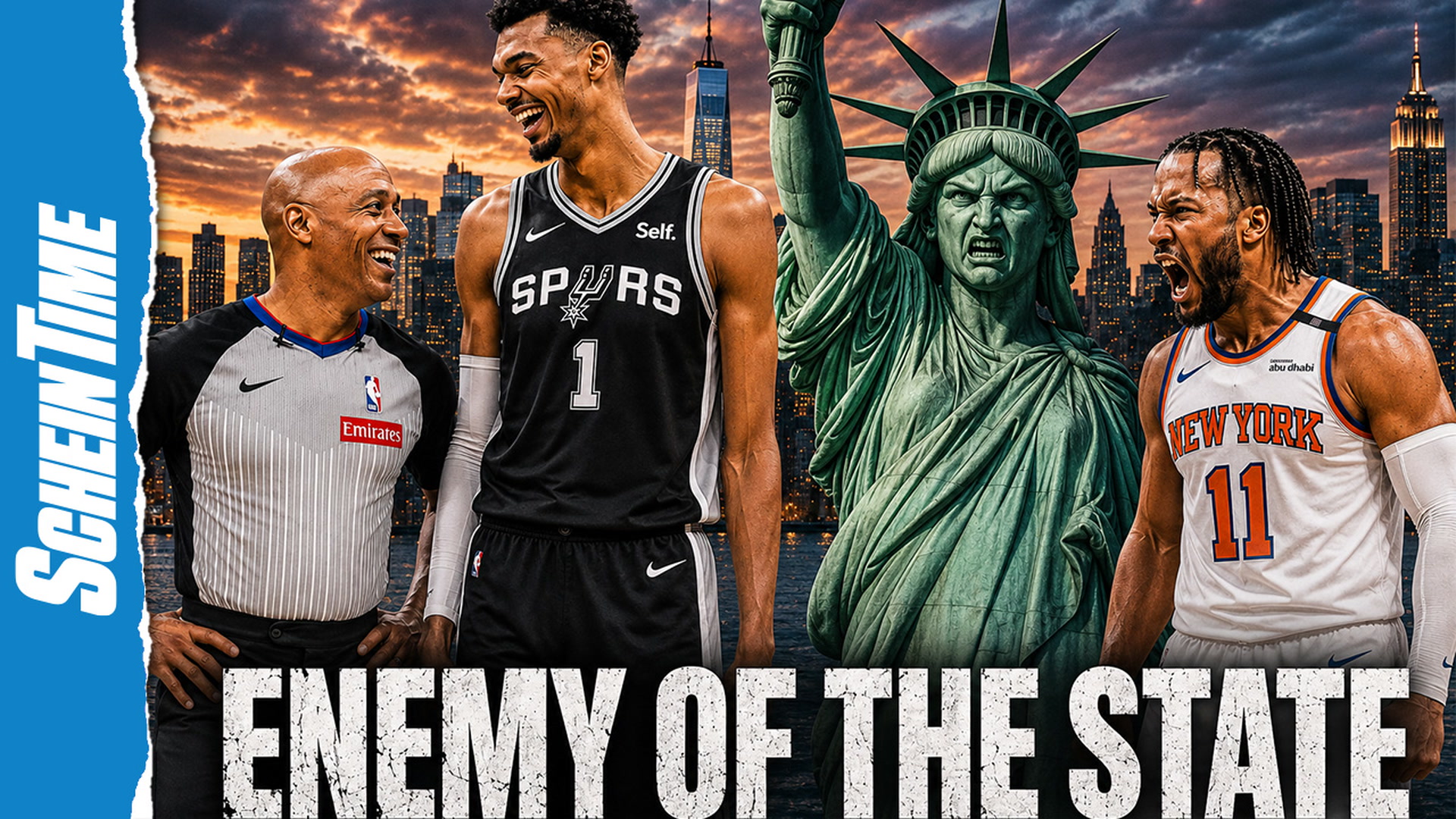 Villainous Victor takes game 3! Broom to bust - Knicks in trouble ...