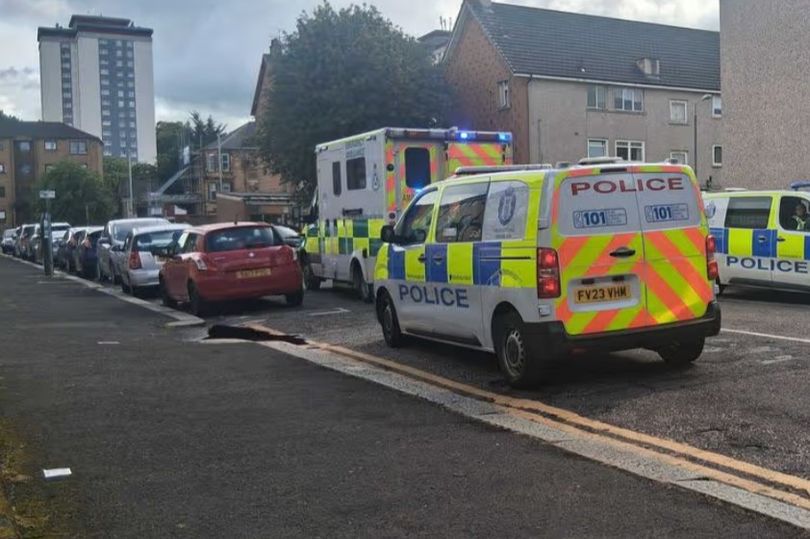 Woman and dog injured in Paisley disturbance as police tape off 'scary ...