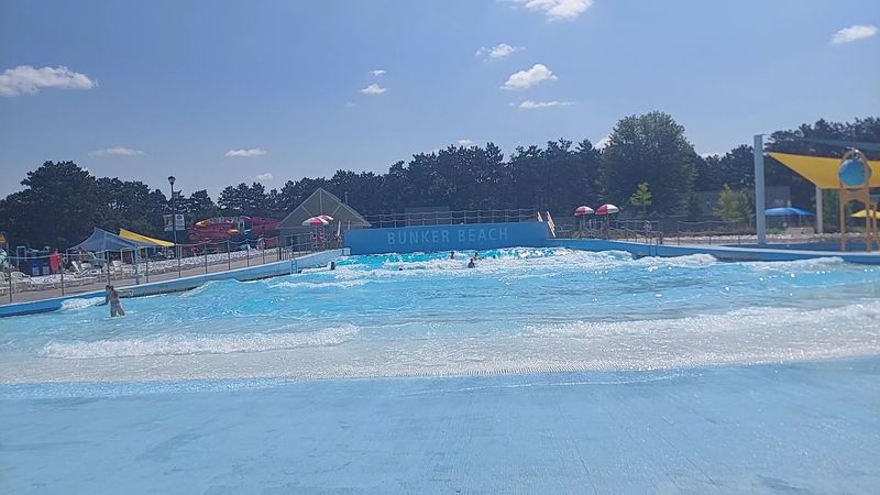 Minnesota’s largest water park features a wave pool, water slides and more