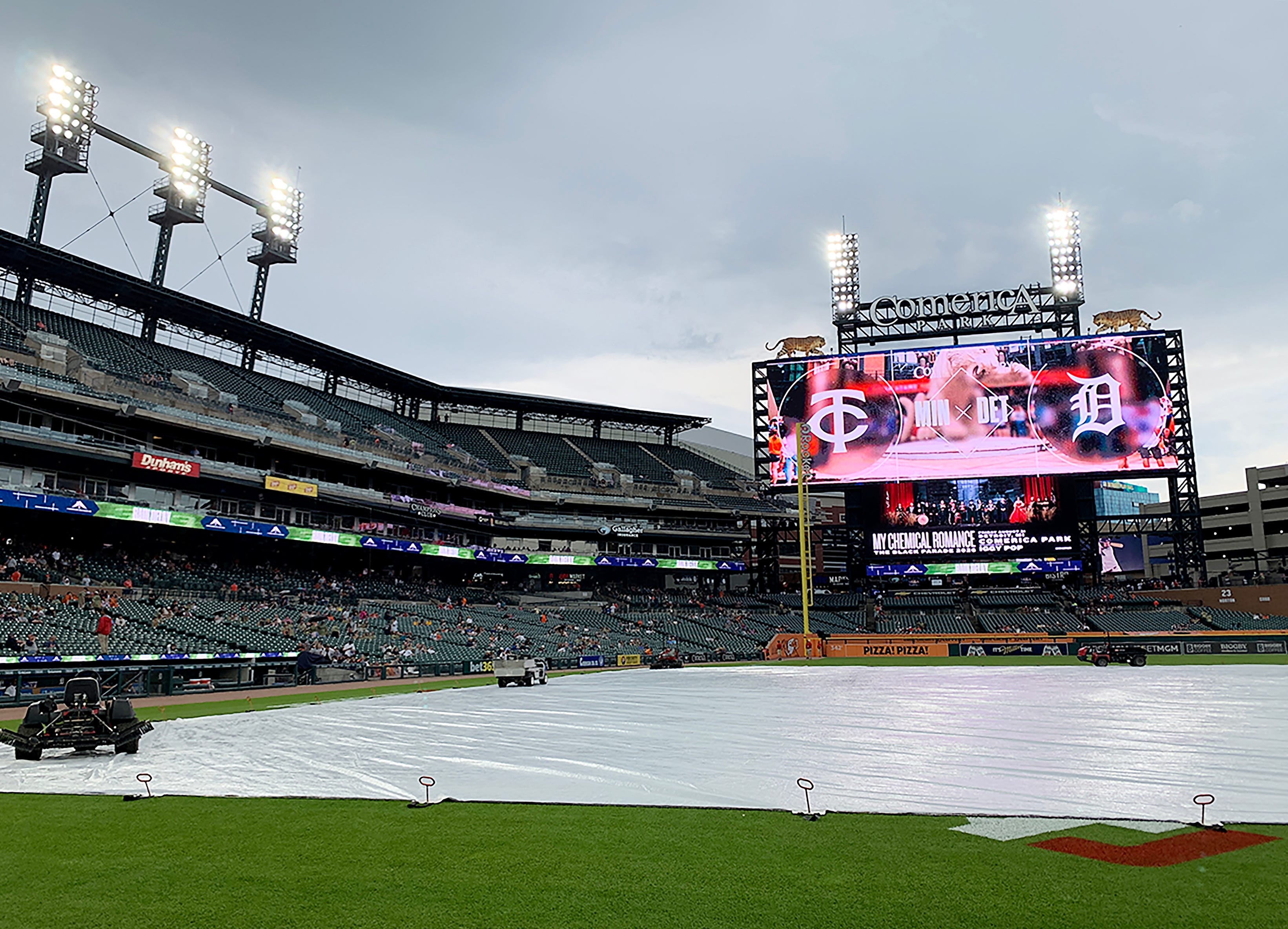 Tigers-Twins rain delayed; first pitch at 8:30 p.m.