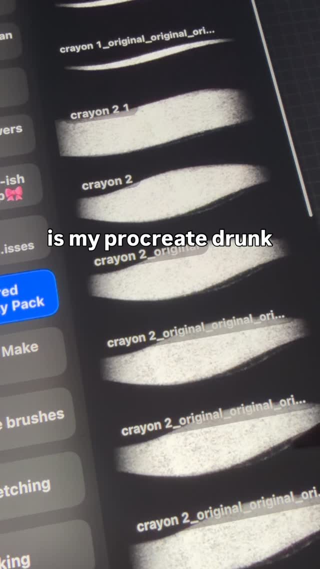 Duplicate brushes in Procreate and how to manage them