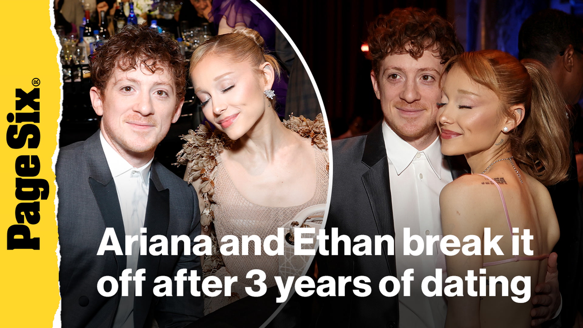 Ariana Grande and Ethan Slater call it quits after dating for 3 years