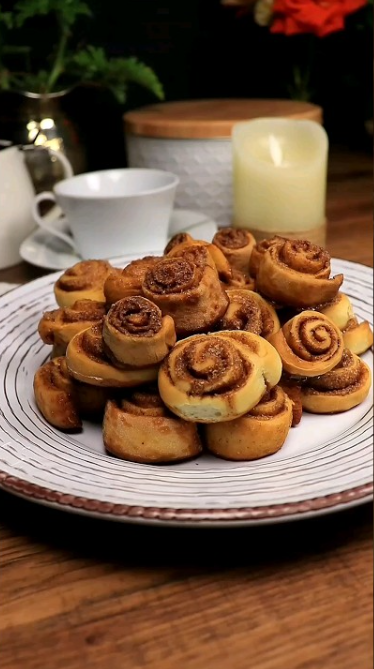 Homemade cinnamon rolls sweet and delicious
