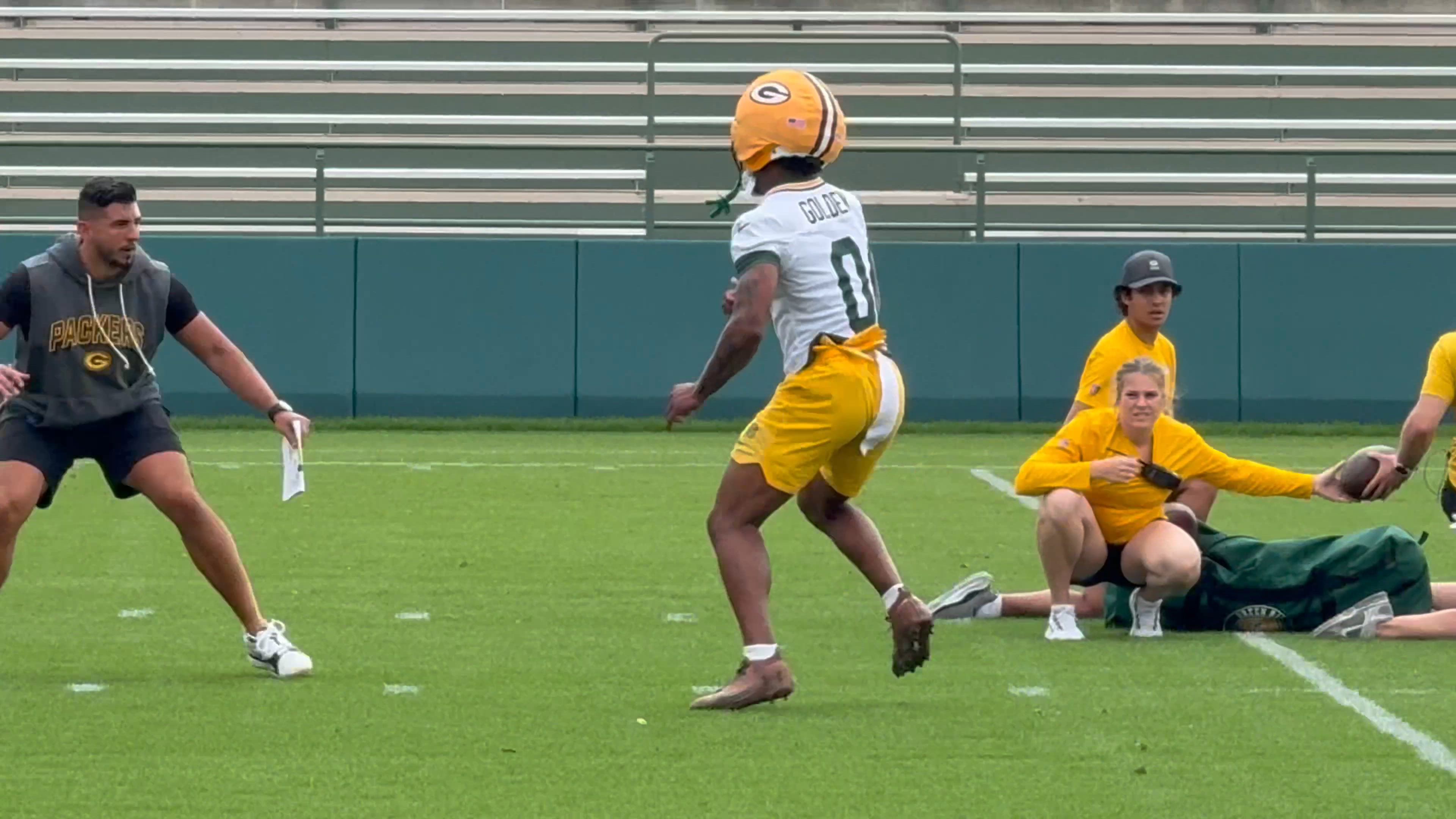 Packers minicamp: Red-zone routes