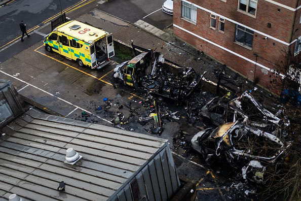 Fifth man charged in March arson of Golders Green Hatzalah ambulances