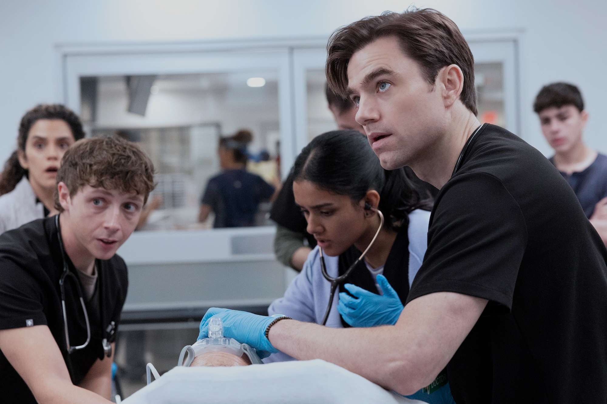 The Pitt star reveals another character is leaving the ER ahead of ...