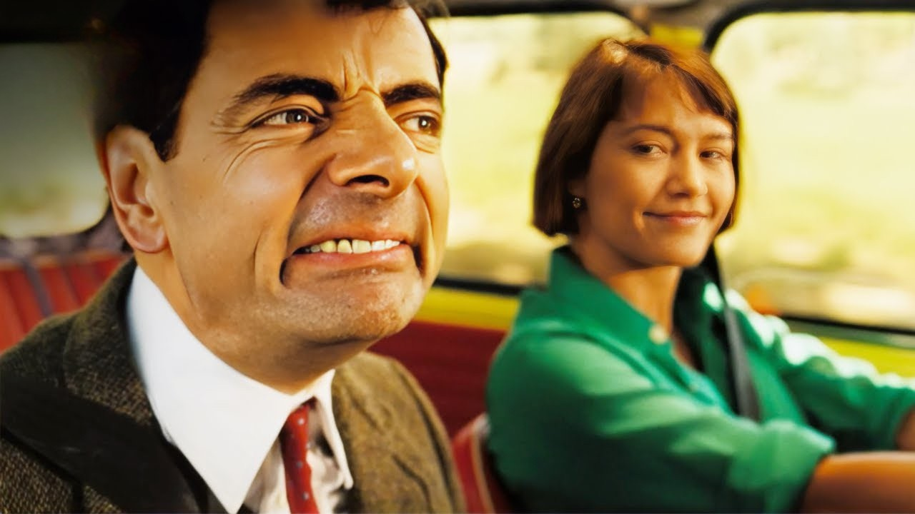 Bean is picked up by Sabine | Mr. Bean's Holiday