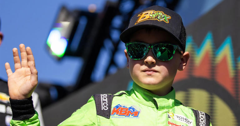 Brexton Busch serves as honorary starter as grandfather, Tom Busch ...