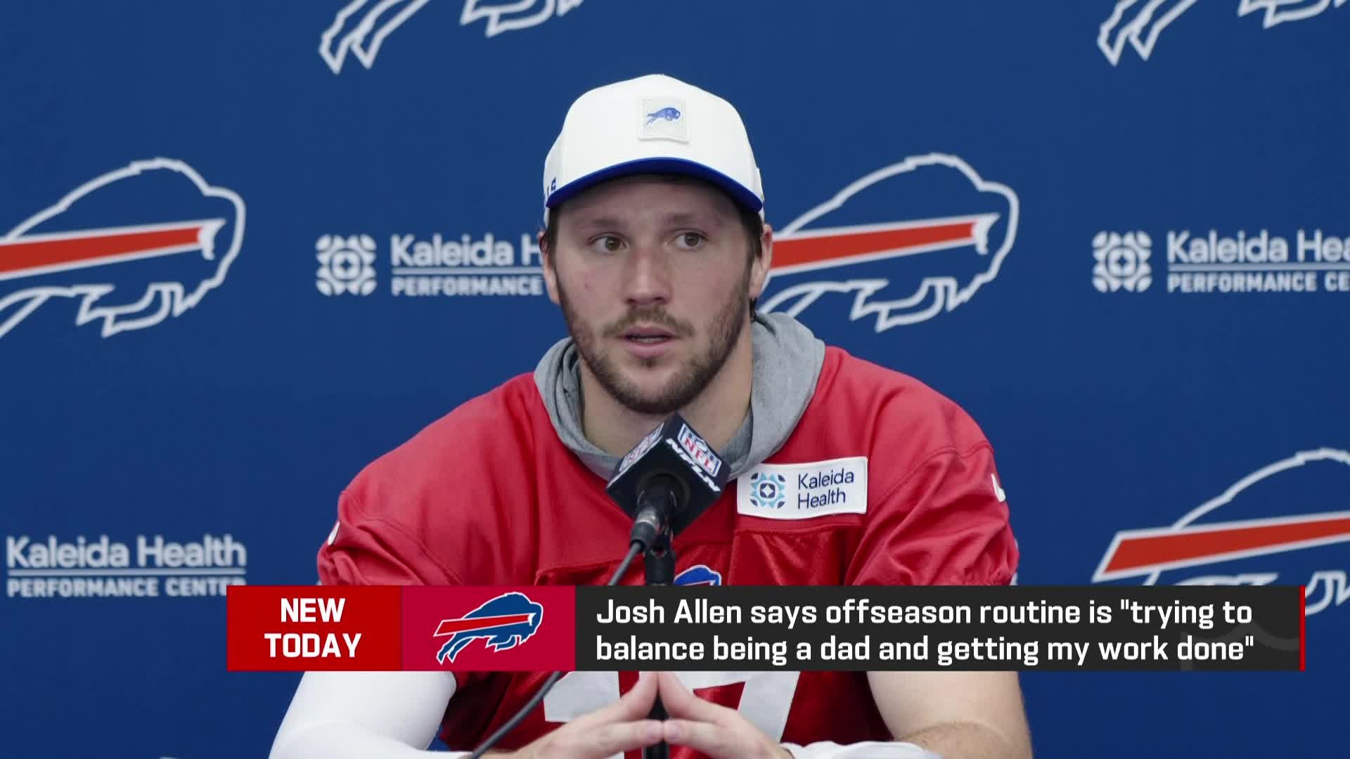 Josh Allen talks about balancing fatherhood with his career 'The Insiders'