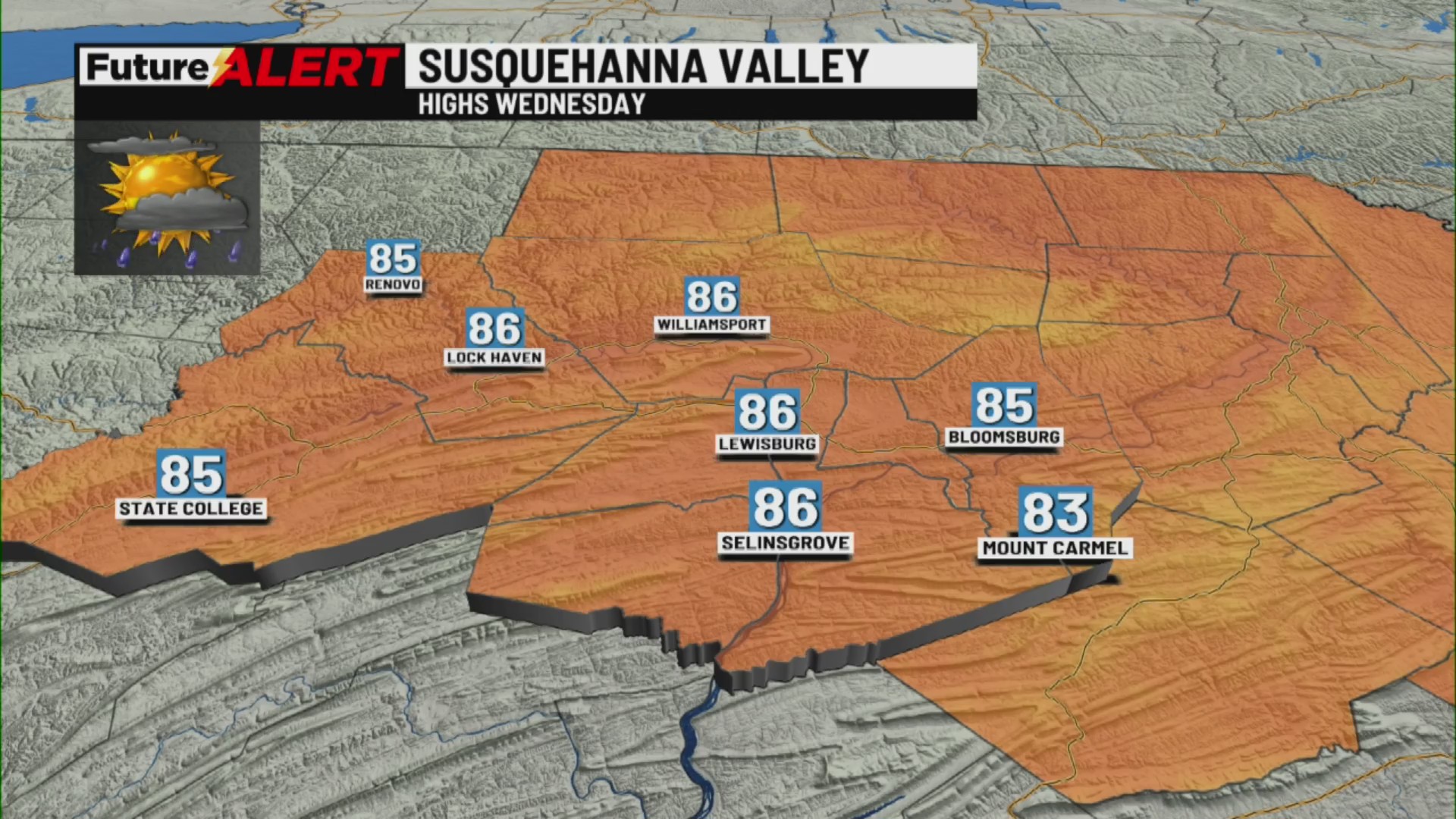 Central PA weather forecast - 06/09/26 - evening | 28/22 News