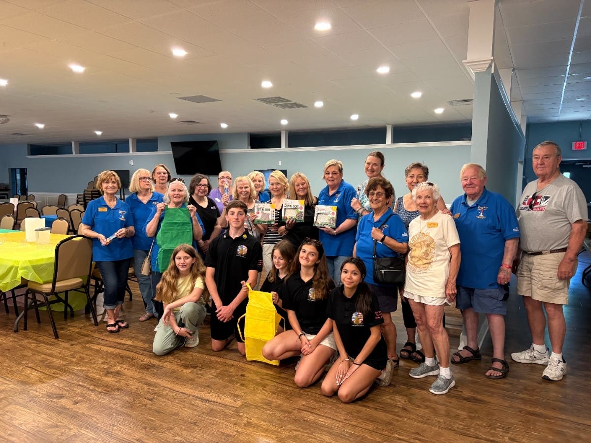 Lacey Elks host pottery, pizza party for children with special needs