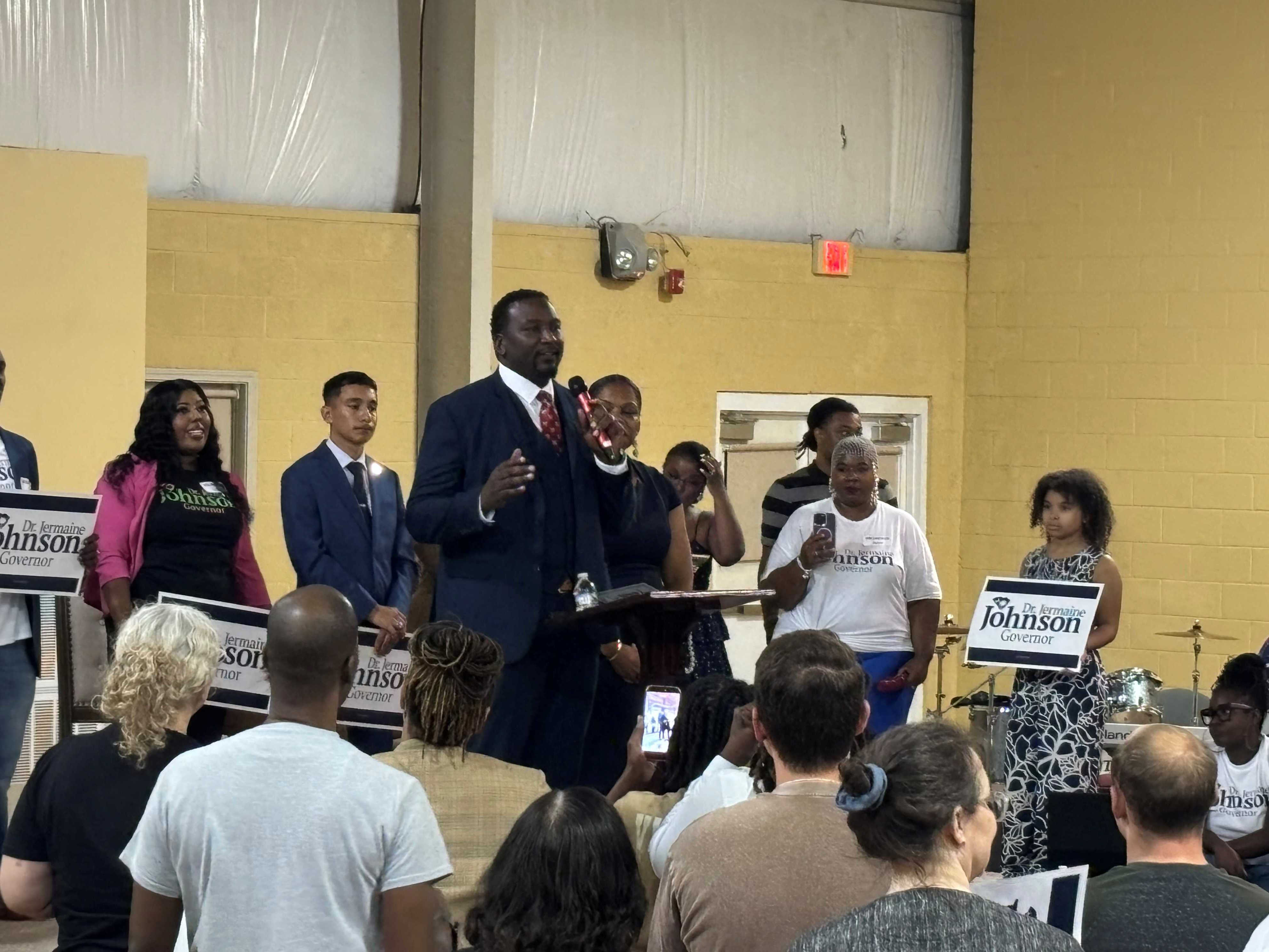 Jermaine Johnson wins Democratic nomination for governor in South Carolina