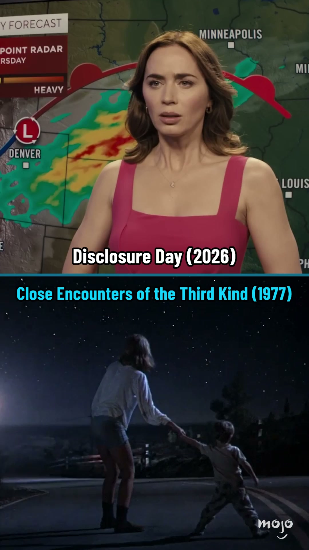 Close encounters of the third kind vs disclosure day