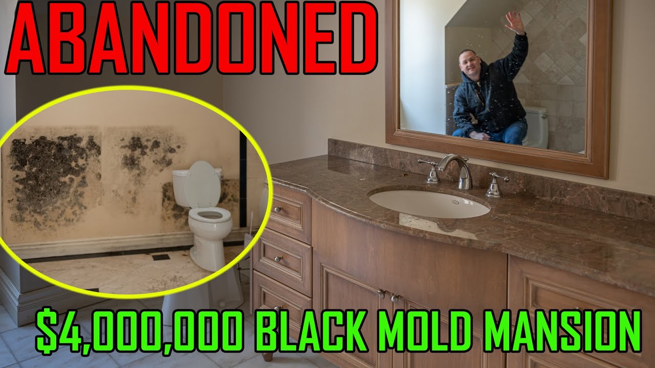 Inside an abandoned $4,000,000 mansion with a three-car garage
