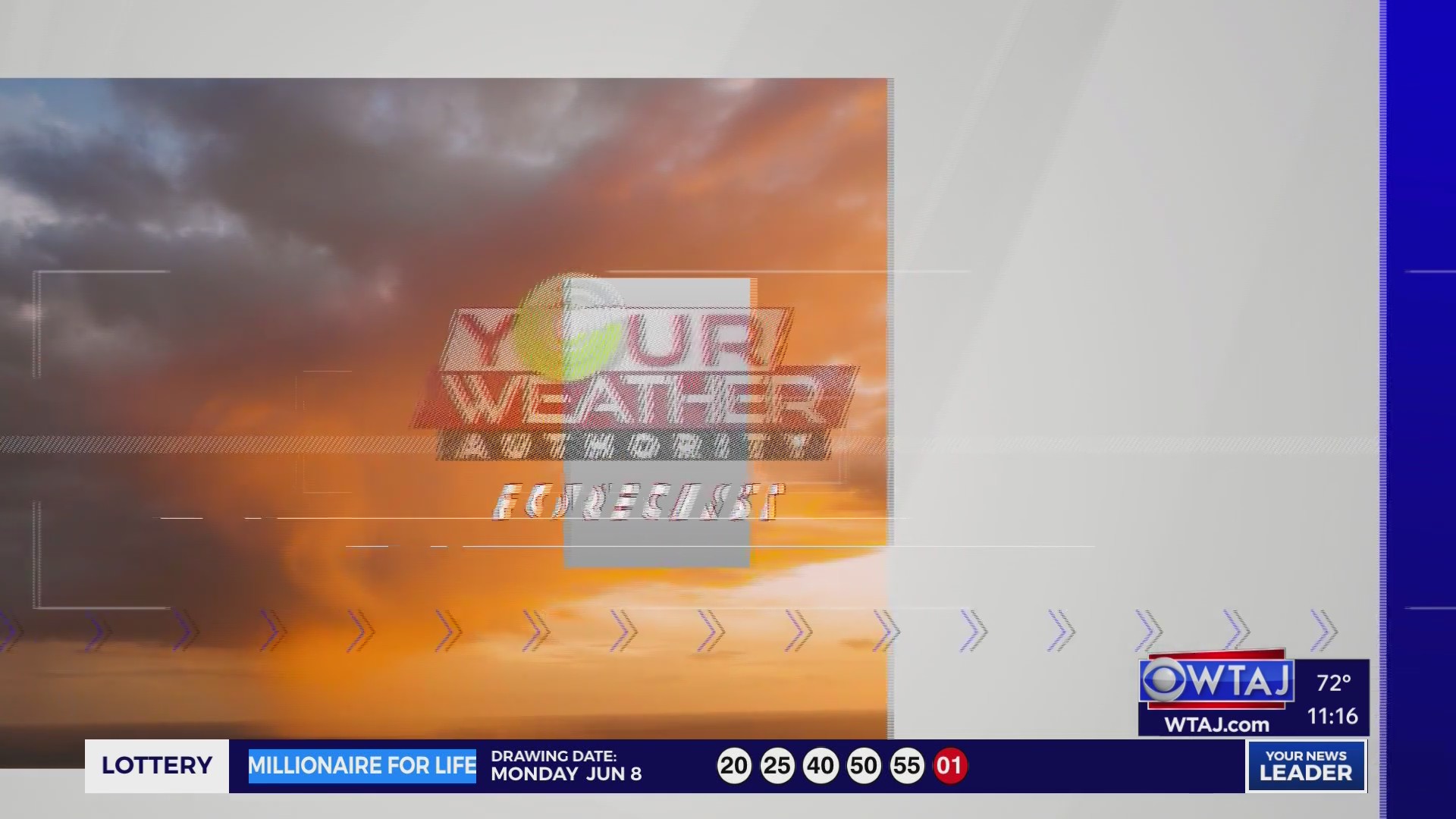 Tuesday night weathercast 6.9.26