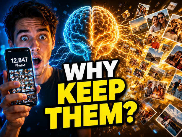 Why do we keep hundreds of photos we never look at again?