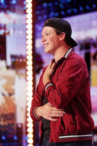 Geno Ploeger channeled his idol, AGT winner Mat Franco, in his AGT audition