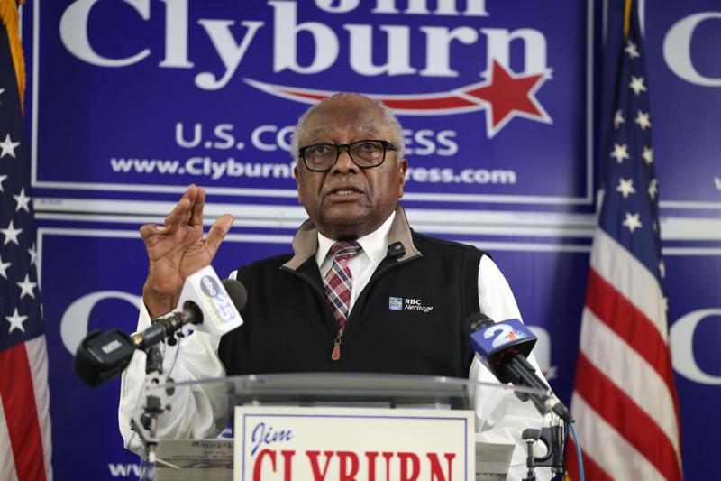 Incumbent congressman Jim Clyburn cruising to win in SC primary ...
