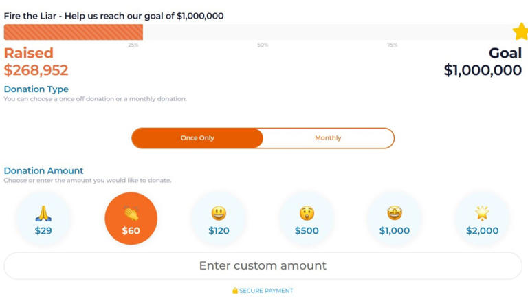 Pauline Hanson’s One Nation raises $250k to ‘fire the liar’