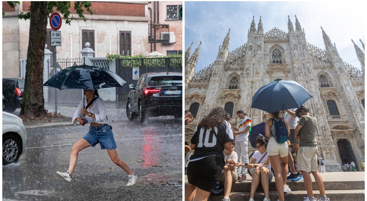 Allerta meteo in 4 regioni al Nord, poi temperature fino a 37 gradi. Il ...