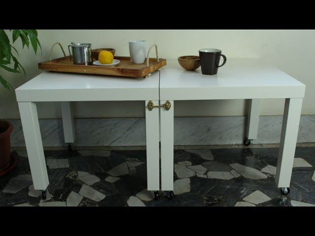 Quick and easy IKEA Lack table hack