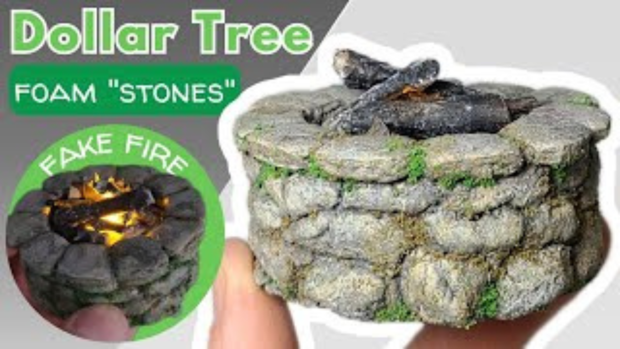Two creative miniature projects using foam board and fire