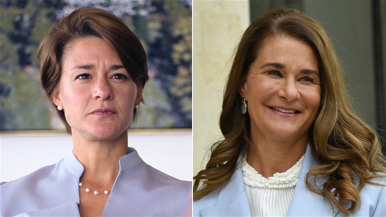 Before & after pics prove Melinda Gates can rock short and long hair alike