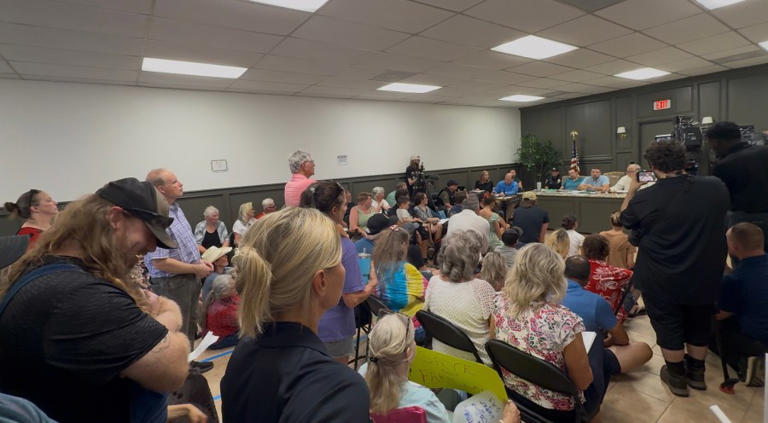 Luther residents furious after town abruptly postpones data center meeting