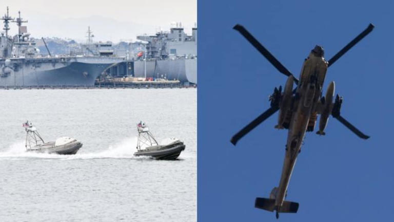 Sea drone debuts in rescue of downed crew of Apache chopper near Hormuz
