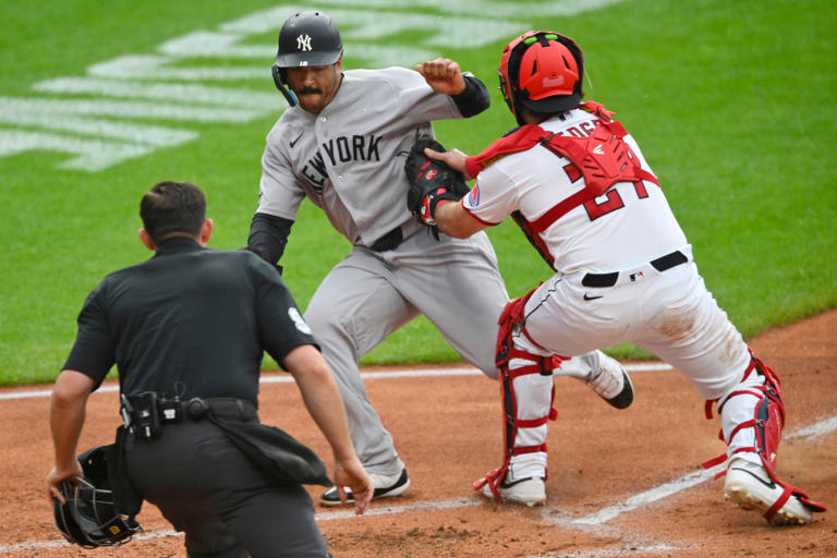 Guardians live score updates vs. Gerrit Cole, Yankees. New York leads late