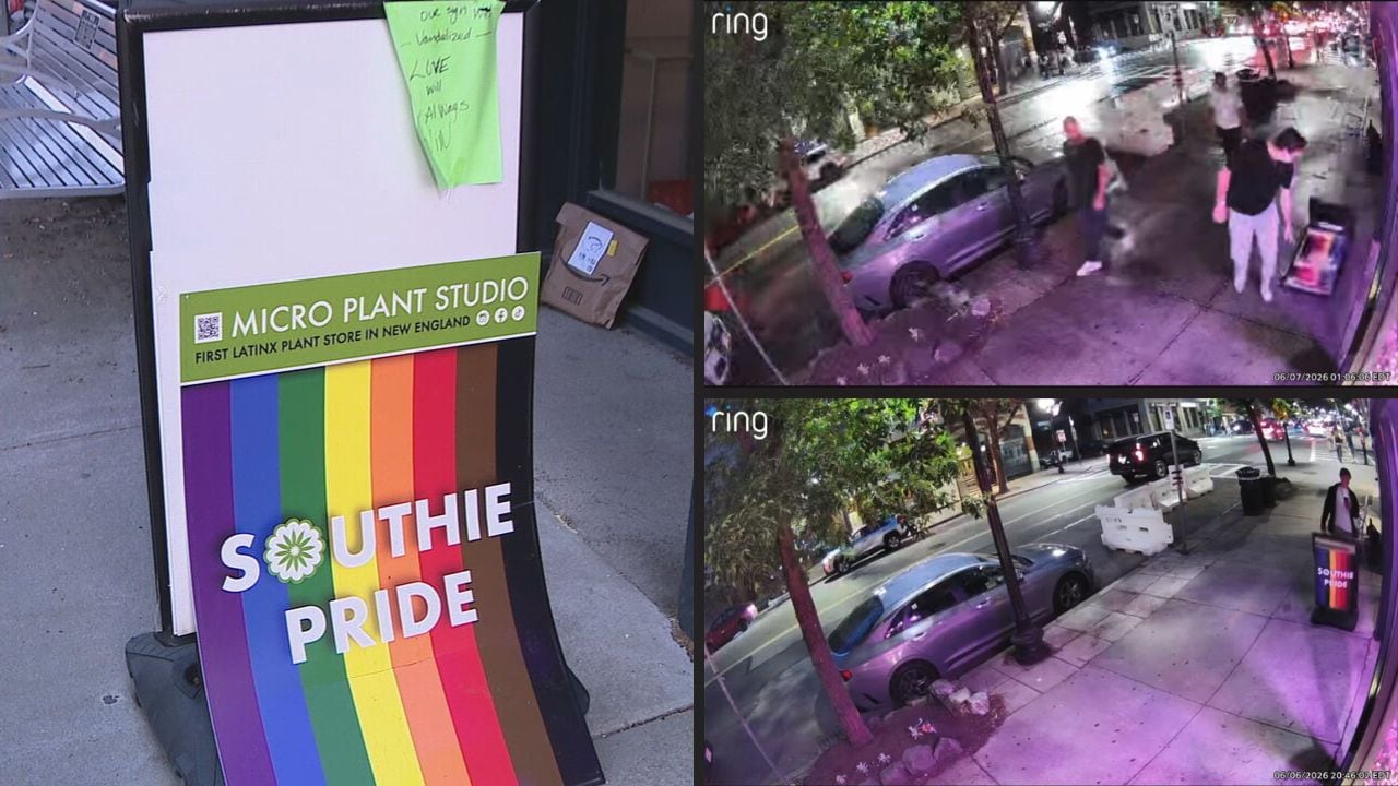 Business owner speaks out after vandalism of 'Southie Pride' sign