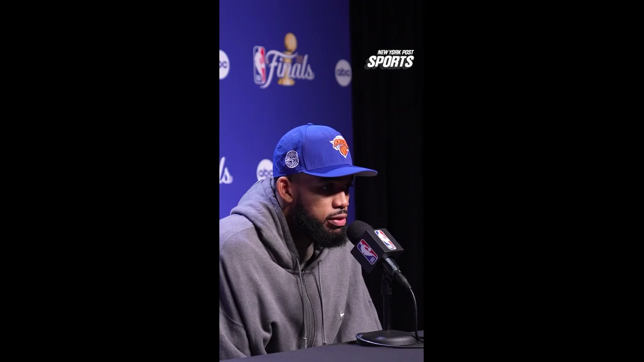 Karl-Anthony Towns speaks on Knicks' Game 3 loss